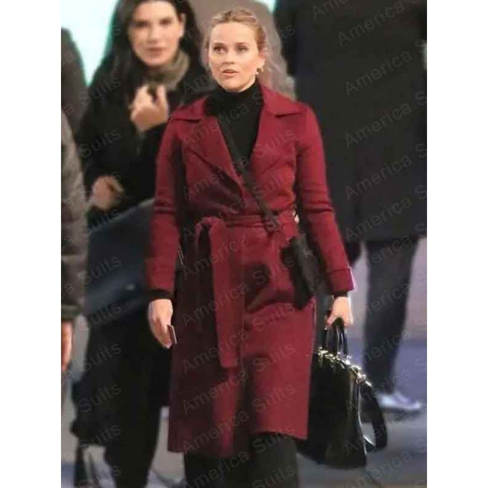 Bradley Jackson The Morning Show Red Coat | AmericaSuits